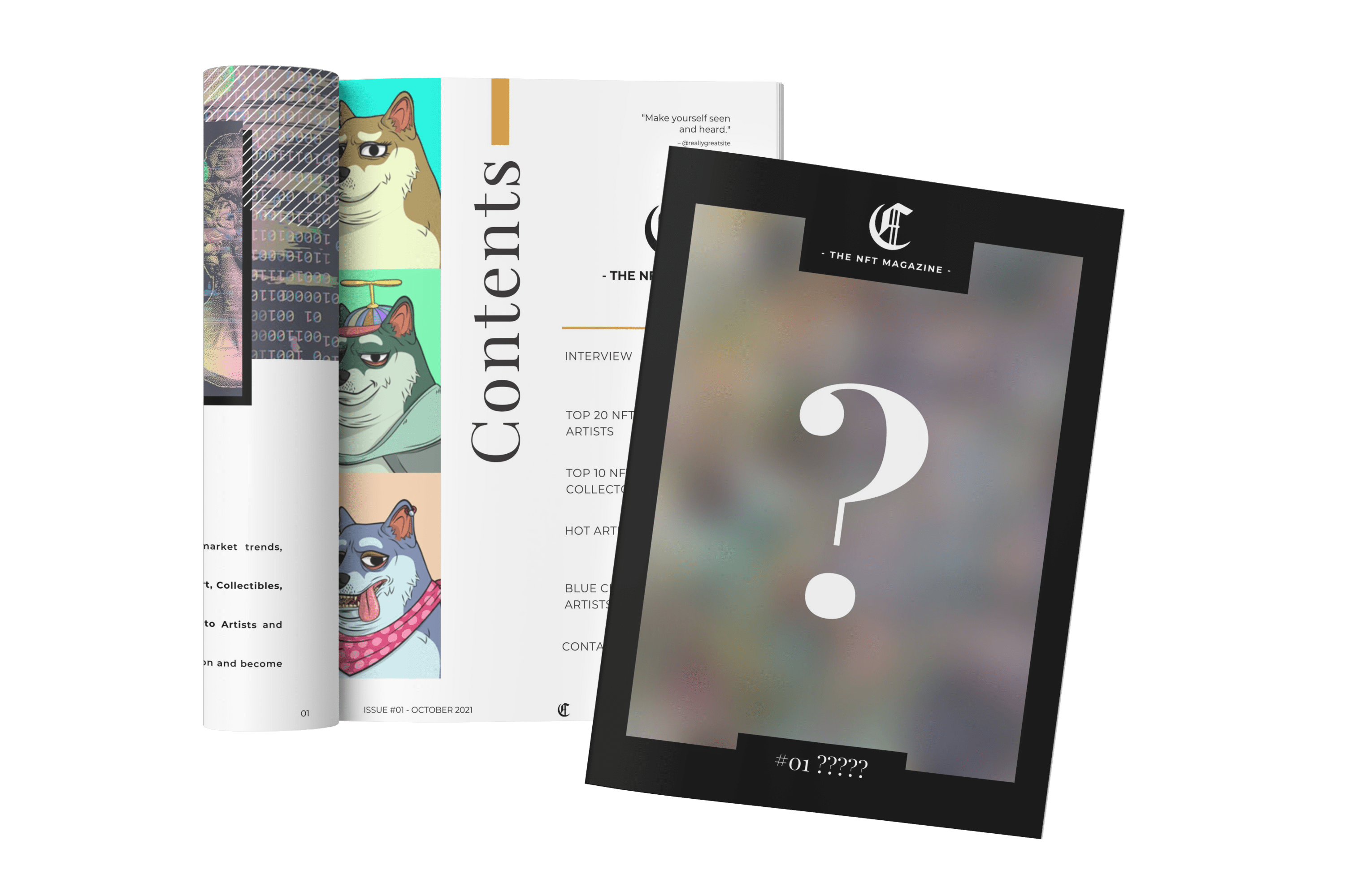 The NFT Magazine | The first Magazine to be read and collectible on ...