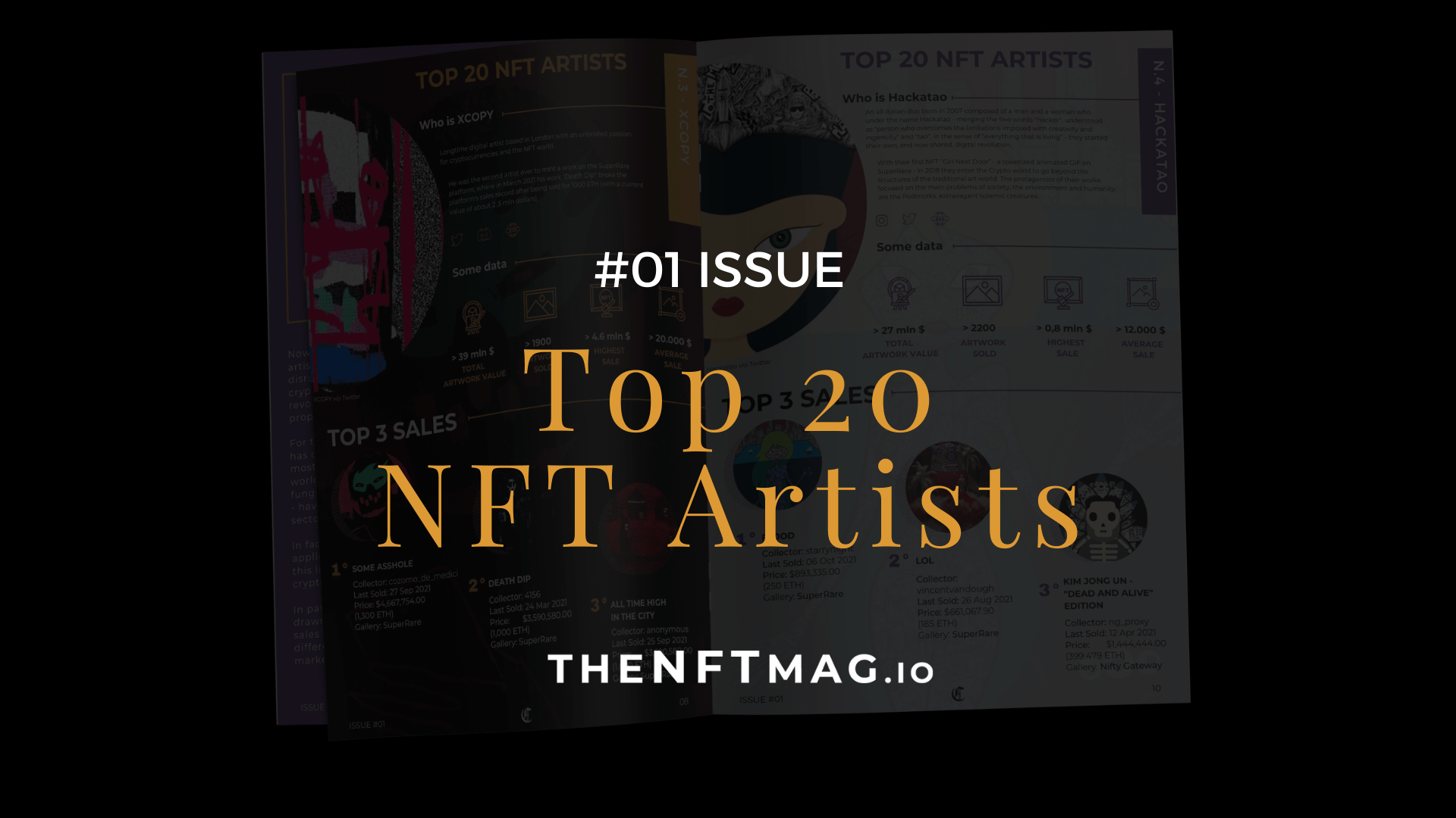 Top 20 NFT Artists | #01 Issue | The NFT Magazine